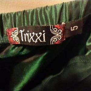 Trixxe | Dresses | Trixxi Green Lame Strapless Mini Dress Size 5 | Poshmark